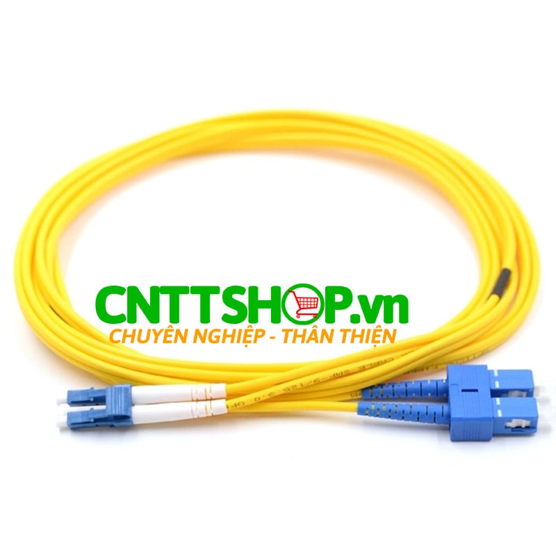 Dây nhảy quang Single Mode SC-LC-10m Duplex OS1 9 / 125μm